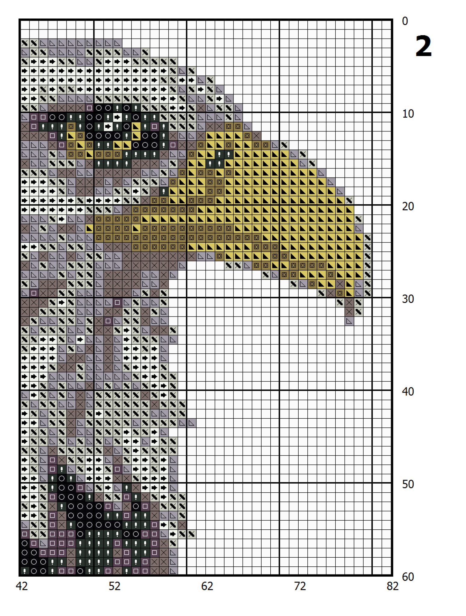 Eagle cross stitch pattern - Crealandia