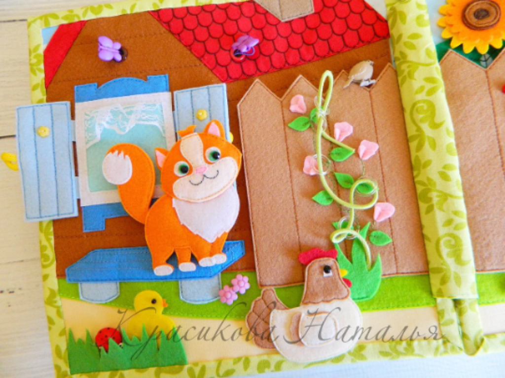 Quiet Book Sewing Pattern, PDF Download Pattern - Crealandia