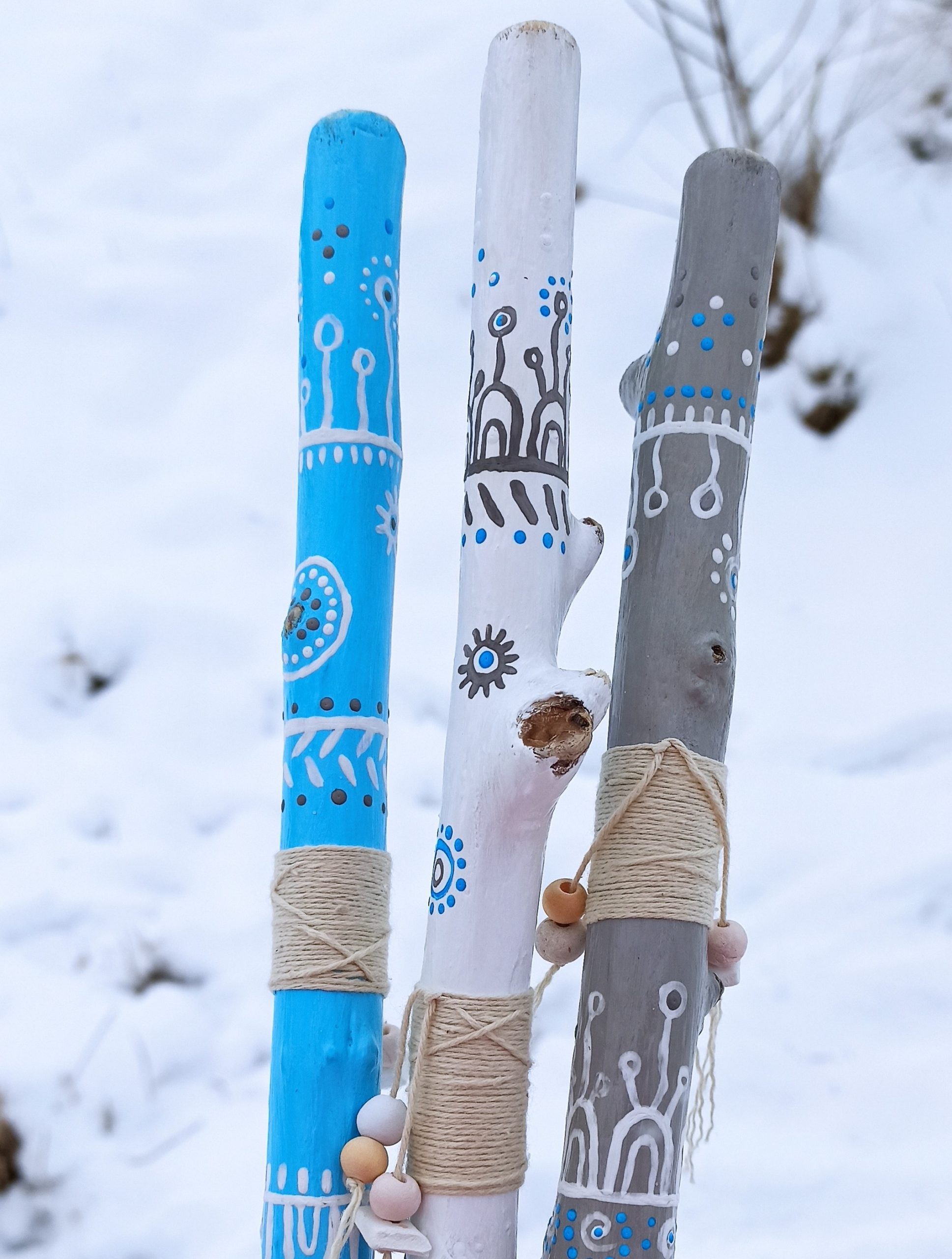 Home Decor Boho, Driftwood Ornaments Diy, Talking Sticks