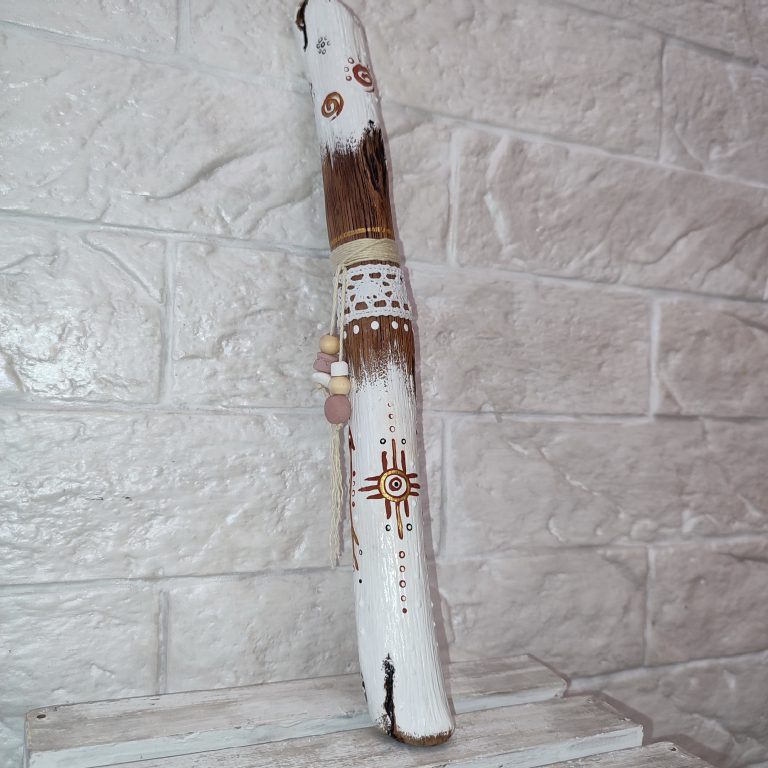 Talking Stick, Aboriginal Art, Indigenous, Bohemian decor