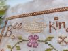 Bee Kind cross stitch pattern pdf, Bumblebee embroidery