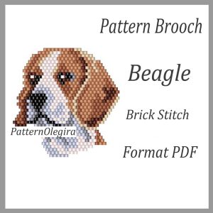 Beagle bead pattern Dog pattern Olegirabeadpatterns