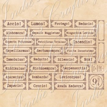 Harry Potter wizard printable quotes and journaling phrases