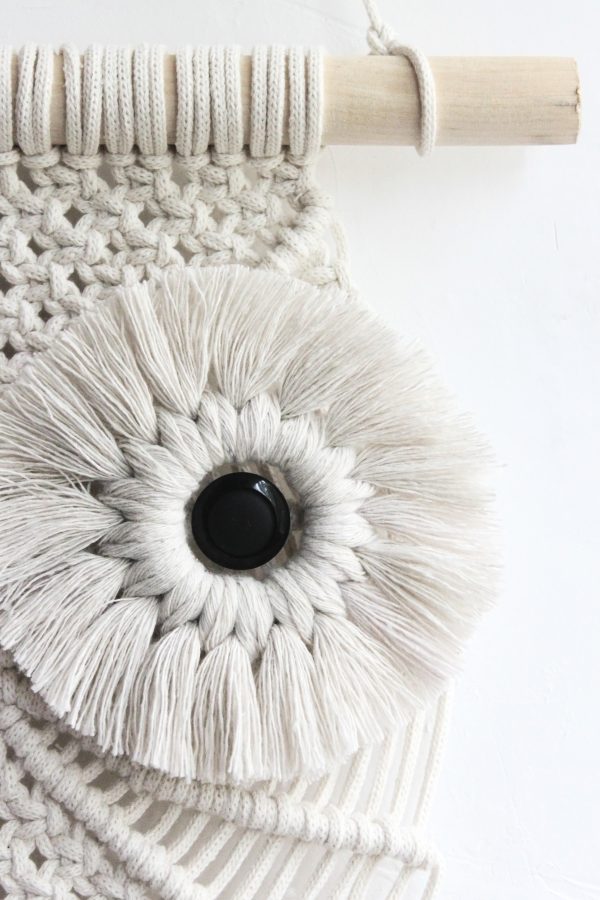 Macrame OWL Pattern Pdf, Wall Hanging DIY tutorial for beginners - Crealandia