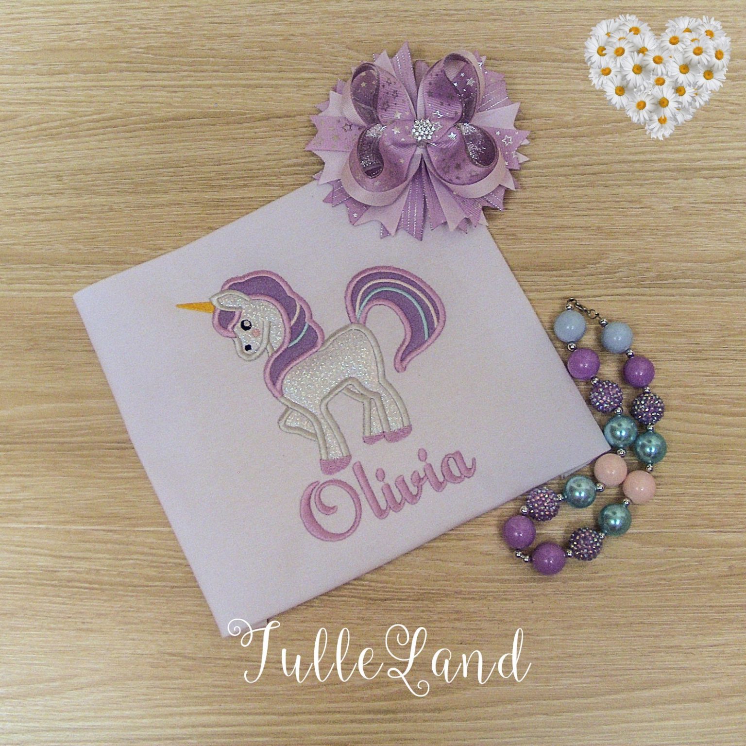 Unicorn applique Machine embroidery design