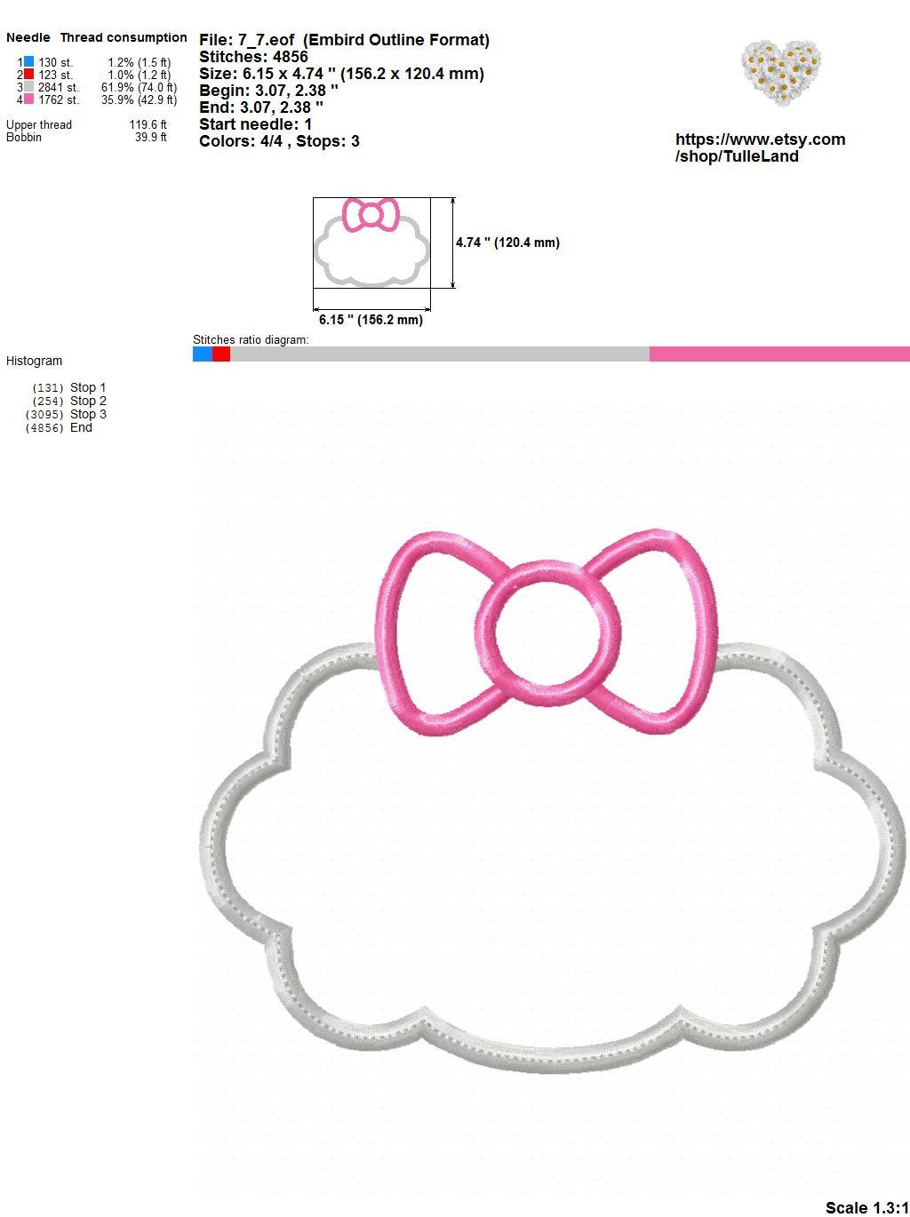 Hello Kitty Bow Template