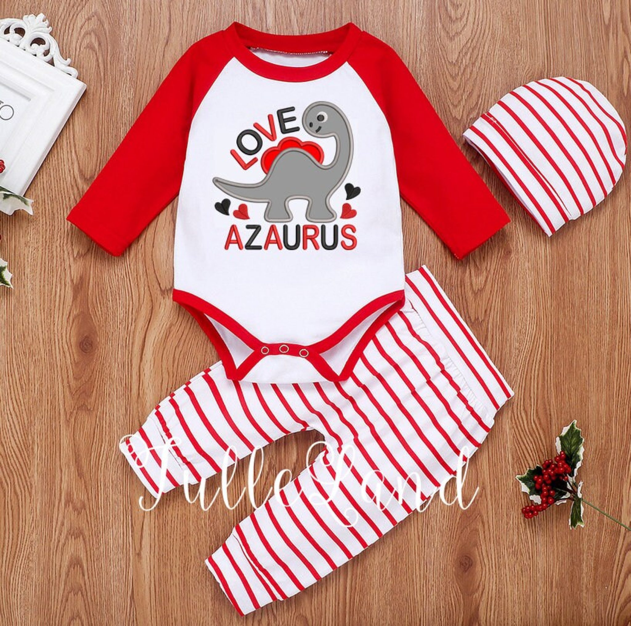 Valentine Dinosaur Loveasaurus Machine embroidery design