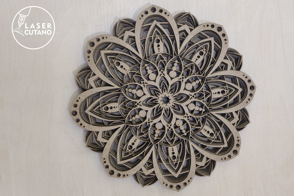 Multilayer Laser Cut Files MANDALA - Crealandia