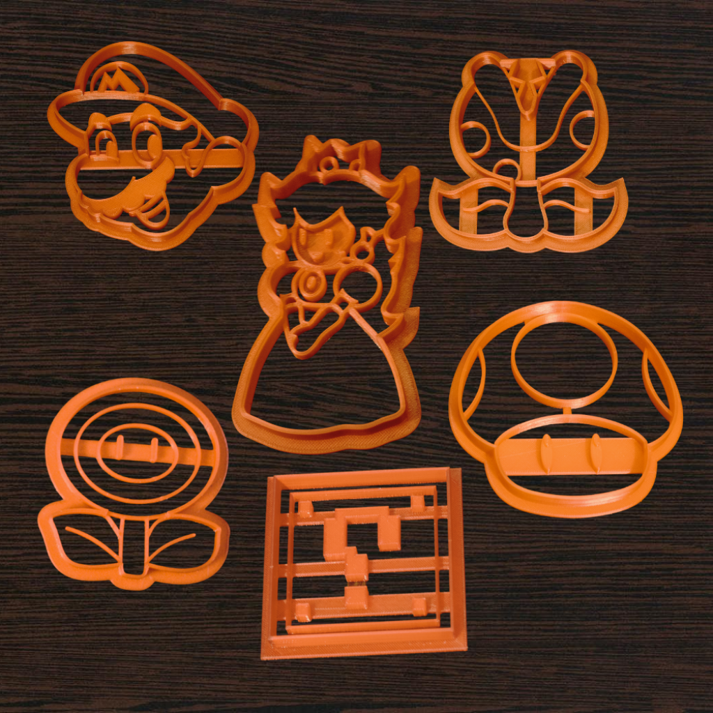 Super Mario Cookie Cutters set| Super mario Birthday Party - Crealandia