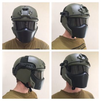 CoD UN marine helmet or mask for airsoft and cosplay - Crealandia
