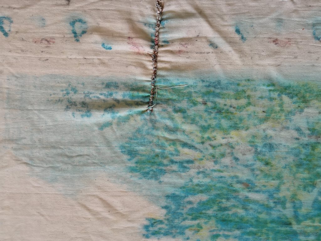 Vintage Plush Carpet Deer. Roe deer. Old Soviet wall carpet