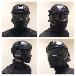CoD UN marine helmet or mask for airsoft and cosplay - Crealandia