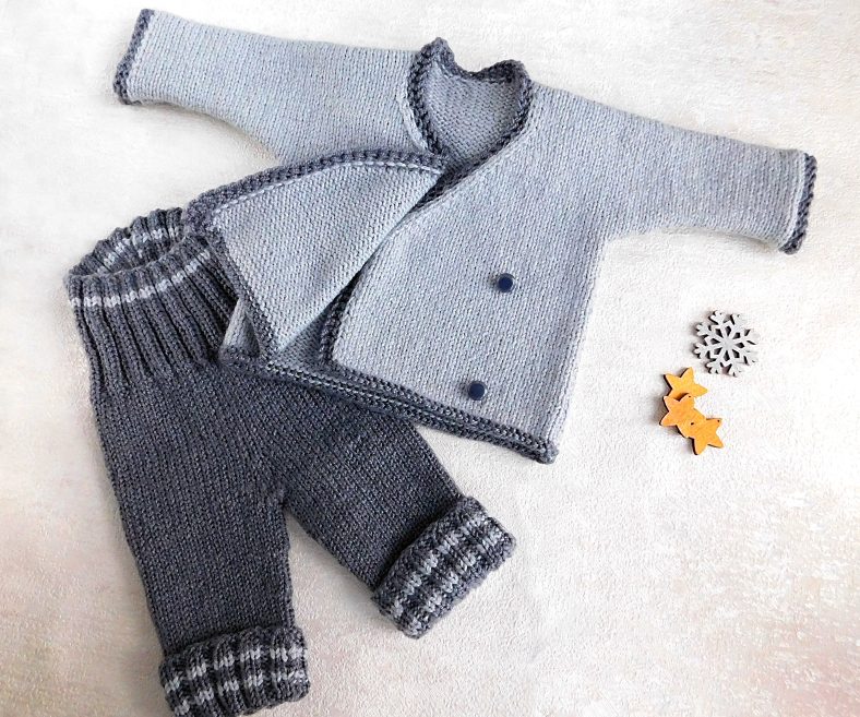 Knitting pattern baby set 1 exclusive baby clothes pattern
