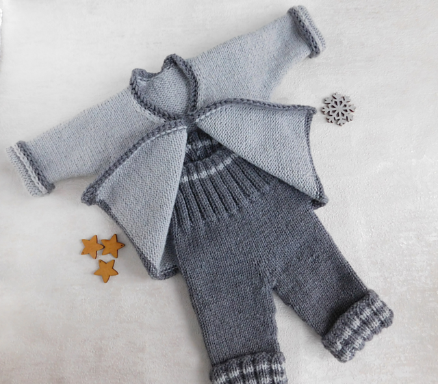Knitting pattern baby set 1 exclusive baby clothes pattern