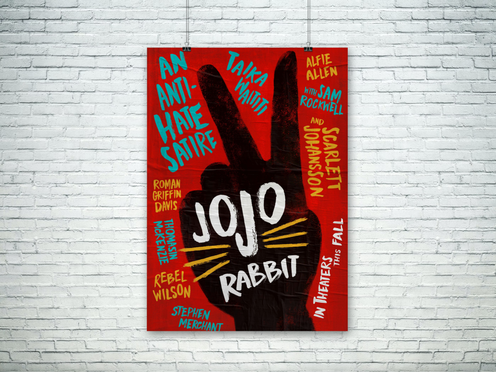 Jojo Rabbit fan art movie poster digital download - Crealandia