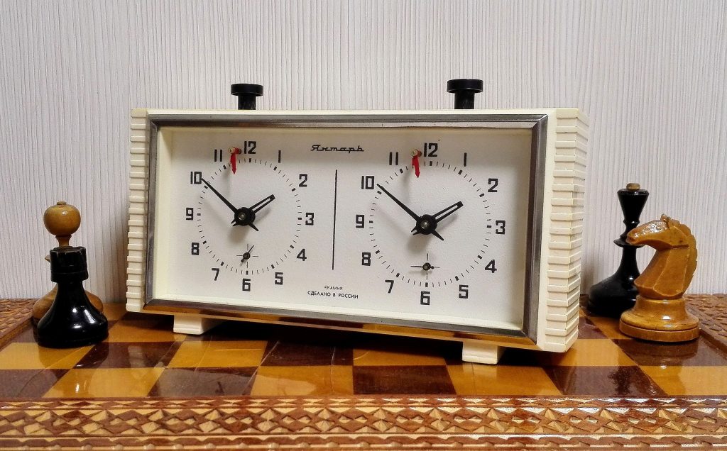 Antique Soviet Chess Clock Jantar.Old Mechanical Chess Clock