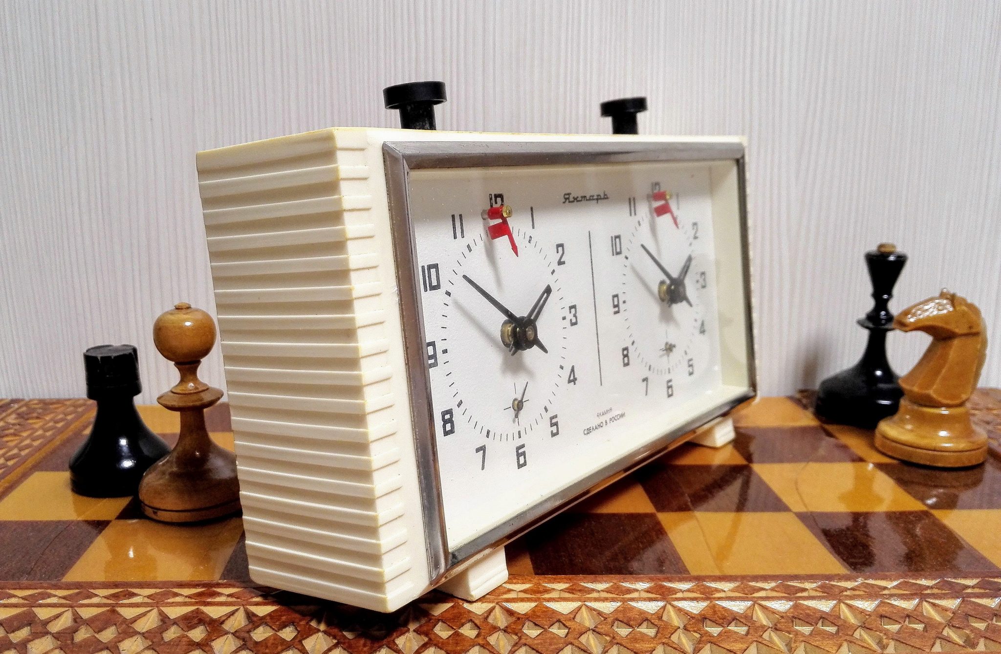 Antique Soviet Chess Clock Jantar.Old Mechanical Chess Clock