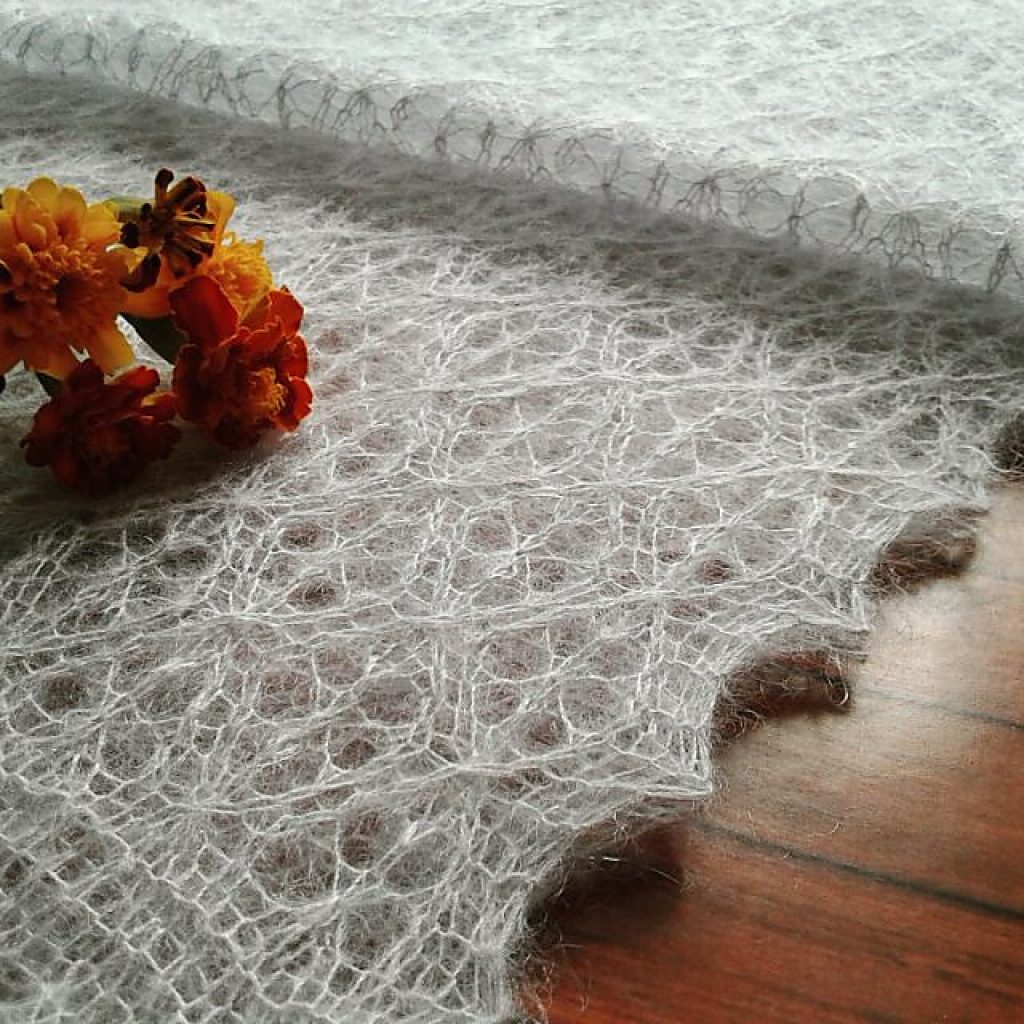 Rectangular Shawl Knitting Pattern Knit Elegant Lace Stole