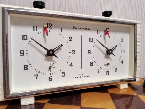 Antique Soviet Chess Clock Jantar.Old Mechanical Chess Clock