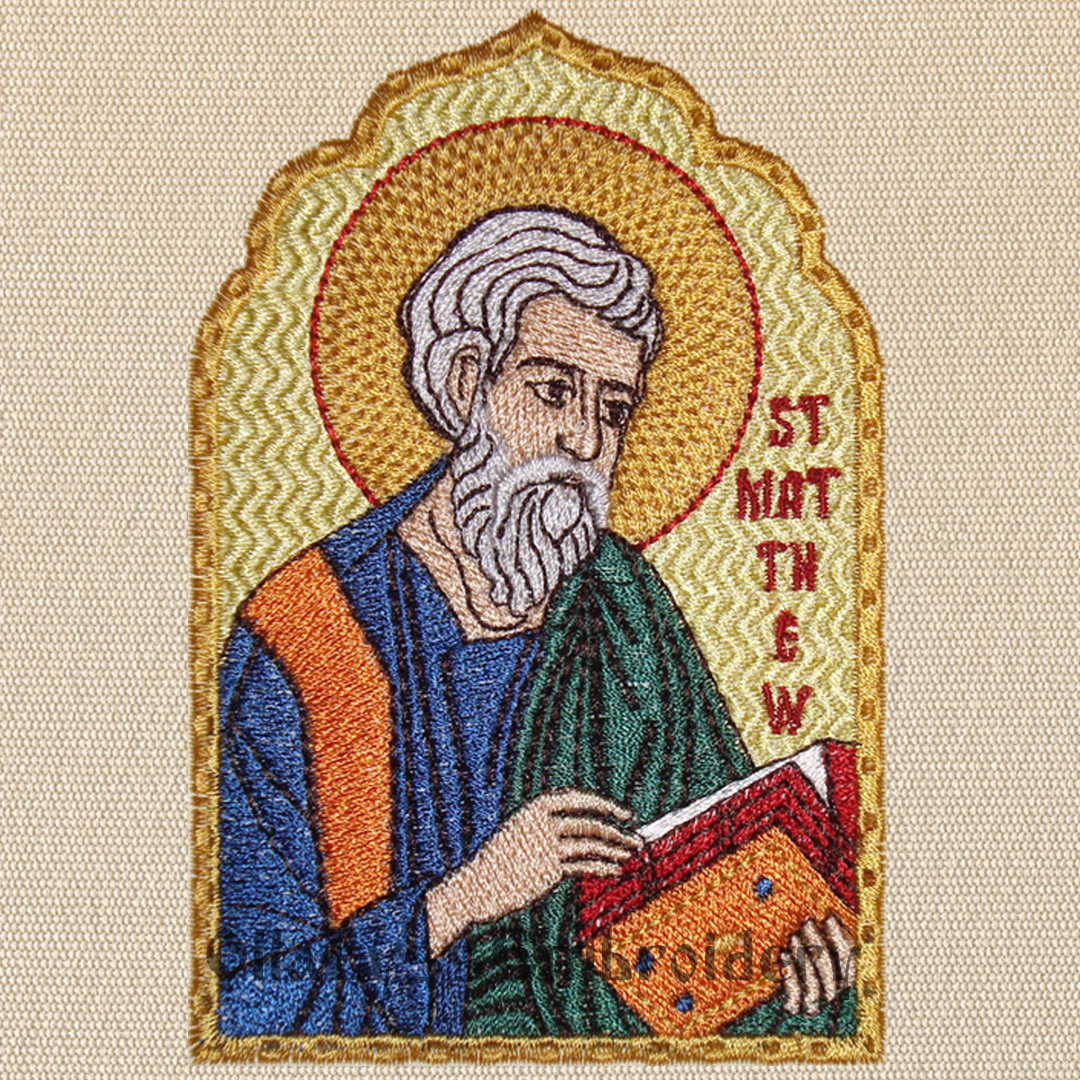 Saint Matthew the Evangelist 3x5 machine embroidery design