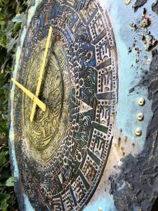 Mayan aztec calendar large wall clock - Crealandia