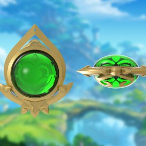 Fontaine Cryo vision for genshin cosplay 3d model - Crealandia