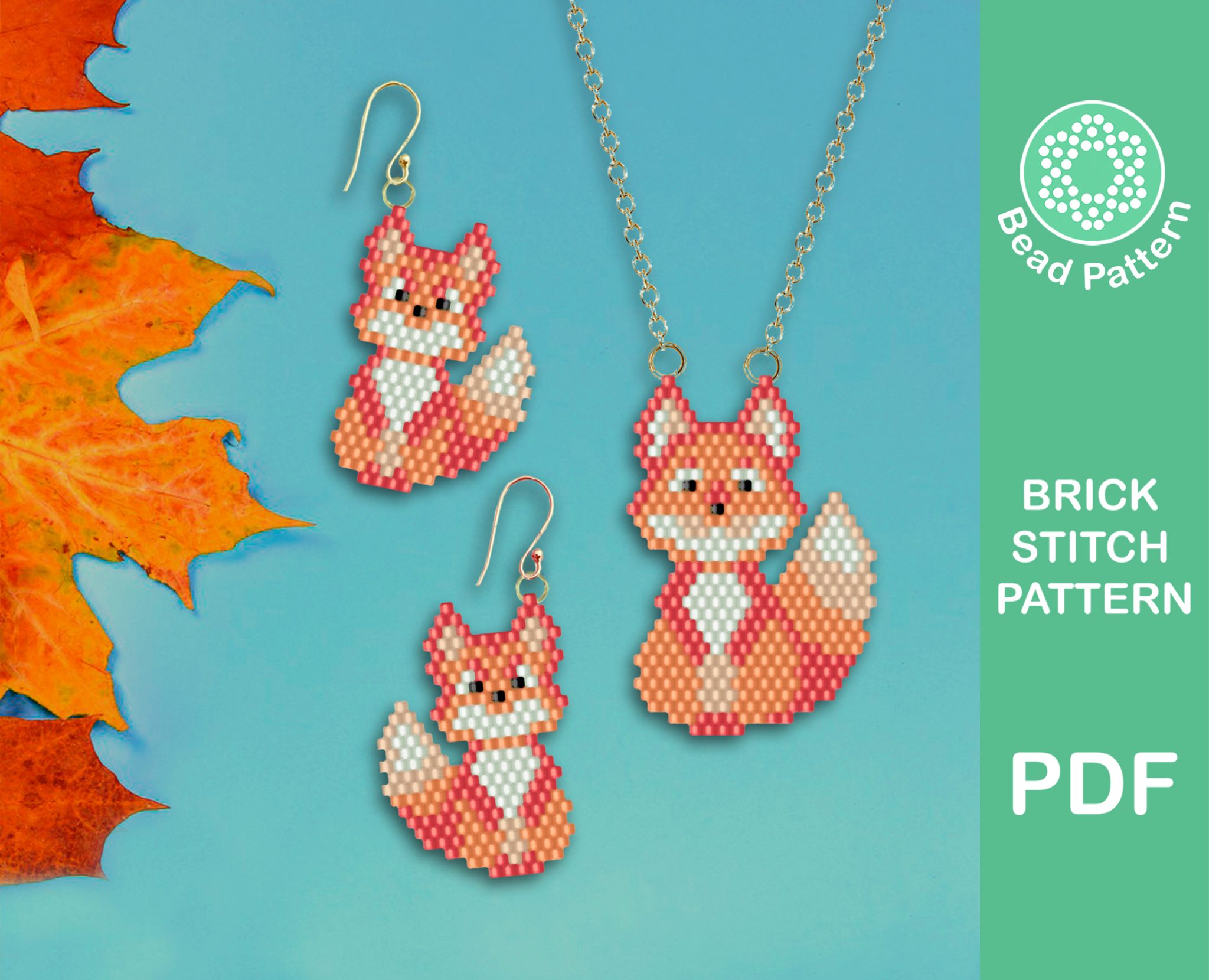 autumn brick stitch patterns thanksgiving day beading decor