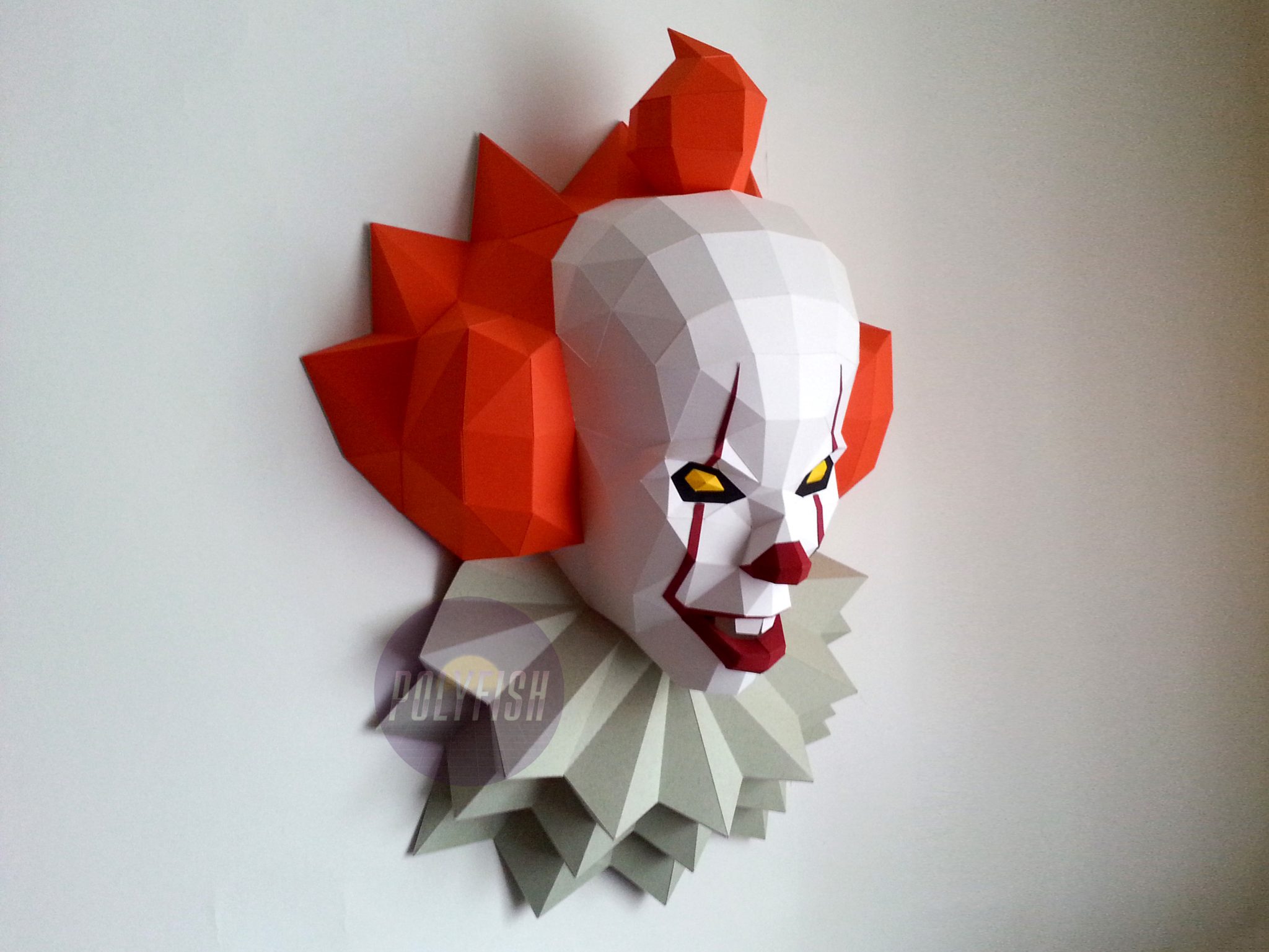DIY Pennywise 2017 template Papercraft PDF - Crealandia