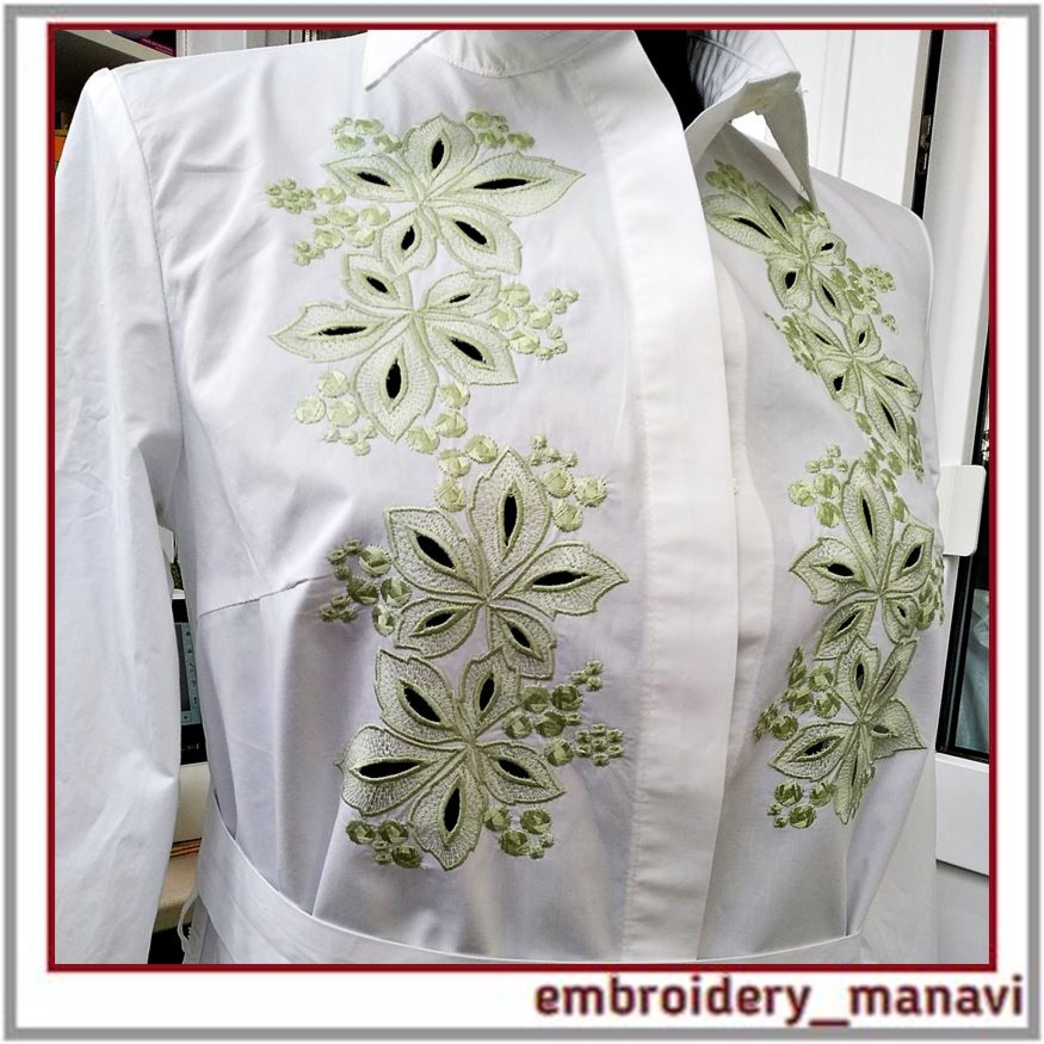 In the hoop Cutwork Flowers. Embroidery designs.