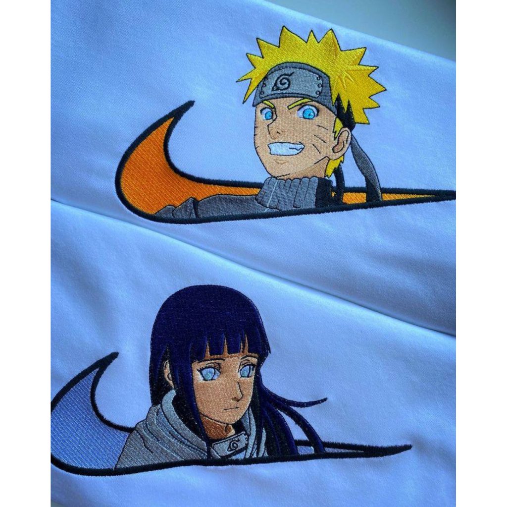 Nike Naruto Embroidery Design, Uzumaki cartoon anime, 3 sizes - Crealandia