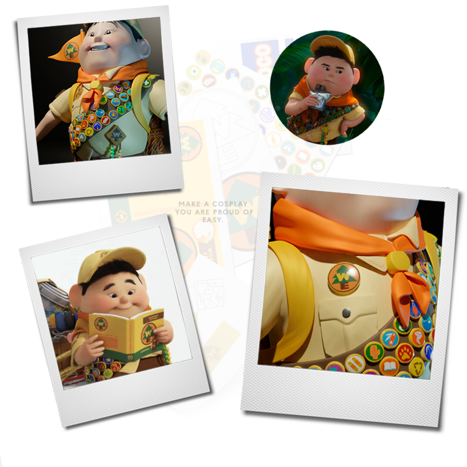 Disney Pixar Up - Russell Wilderness Explorer costume pack