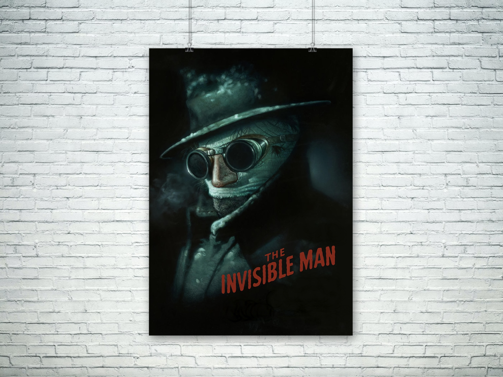 The invisible man movie poster digital download - Crealandia