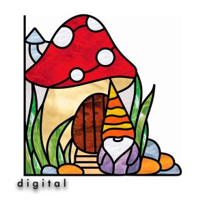 Rabbit Stained Glass Pattern - Crealandia