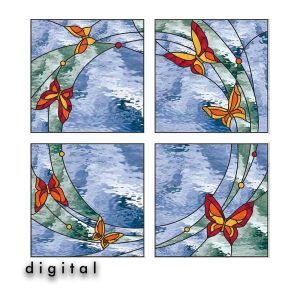 Rabbit Stained Glass Pattern - Crealandia