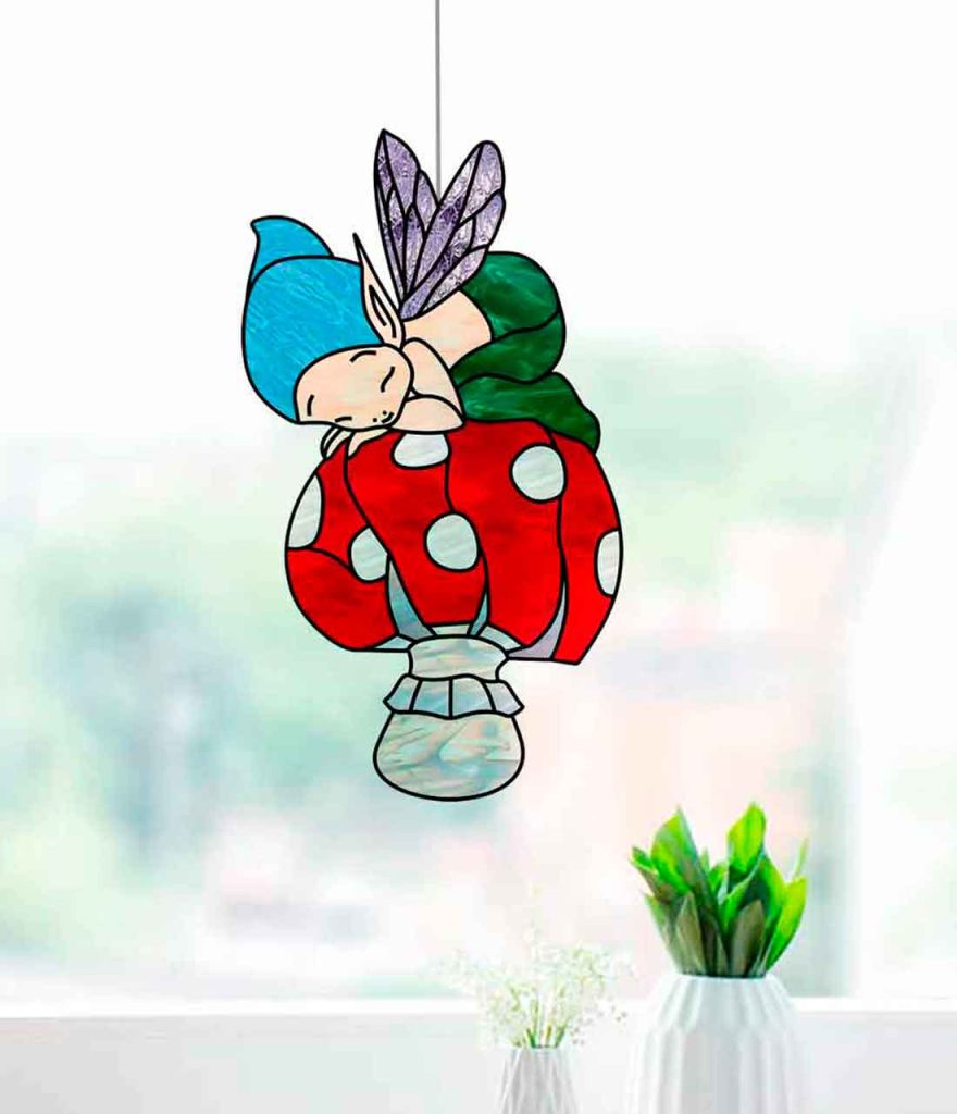 Elf Stained Glass Pattern - Crealandia