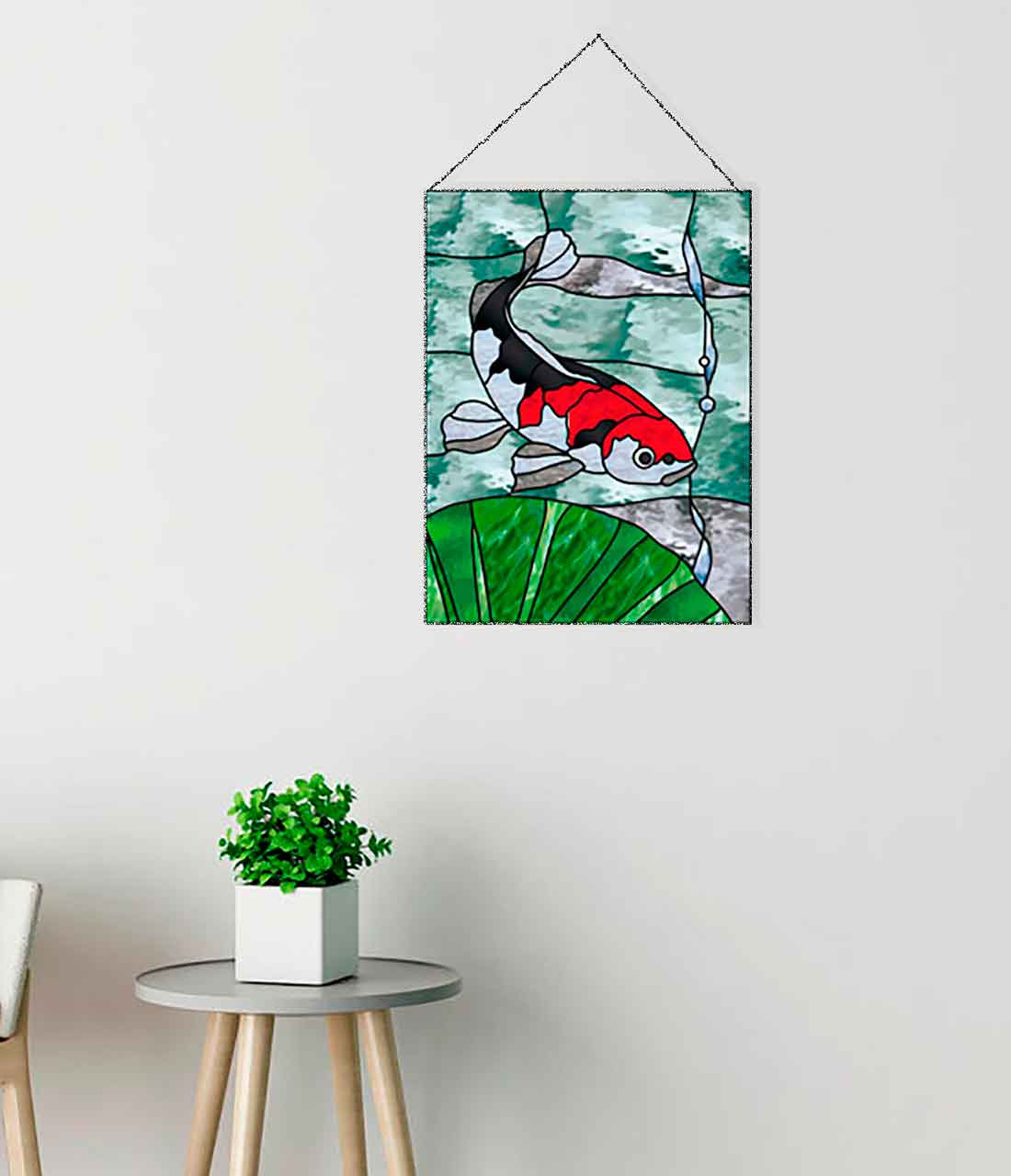 Koi Fish Stained Glass Pattern - Crealandia