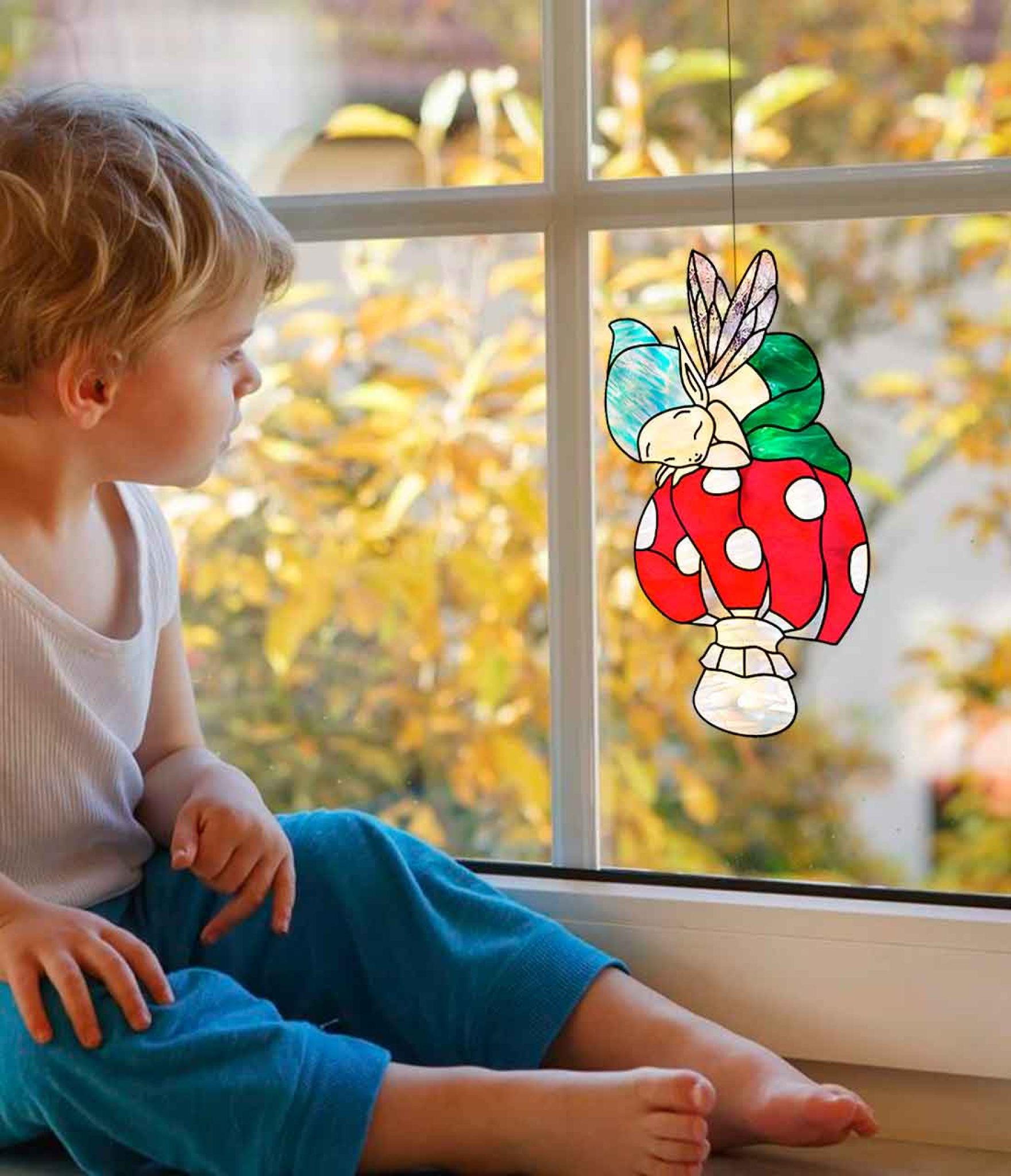 Elf Stained Glass Pattern - Crealandia