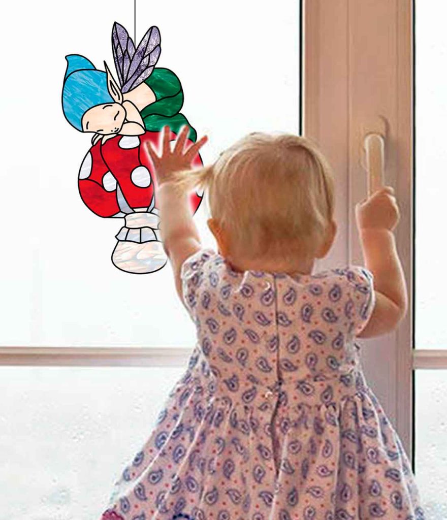 Elf Stained Glass Pattern - Crealandia