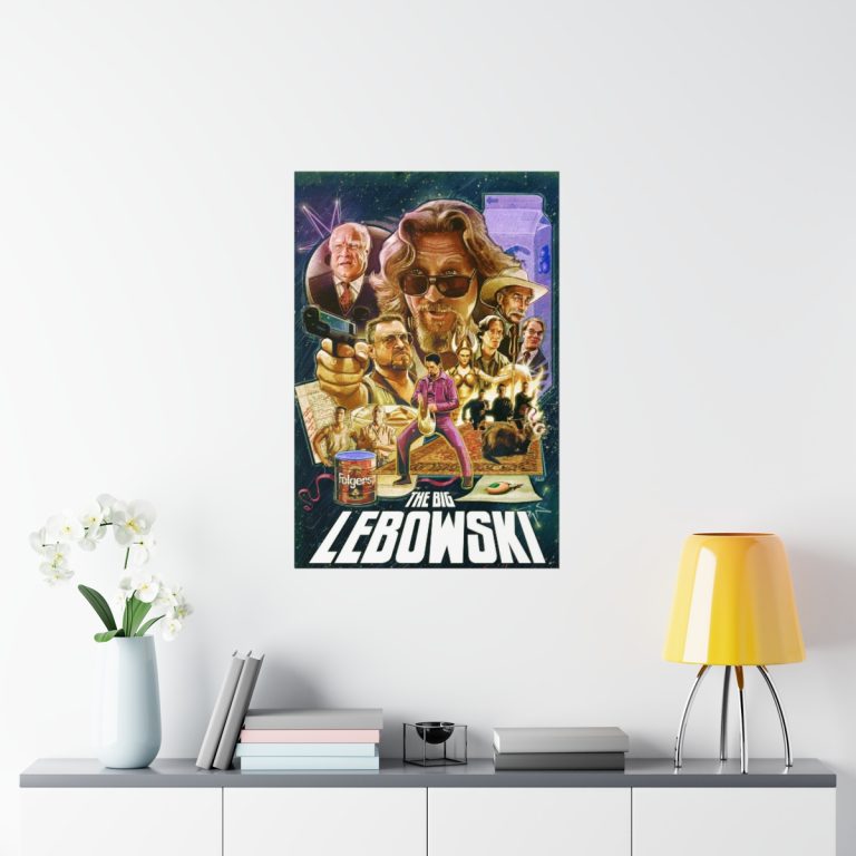 The Big Lebowski fan art movie poster digital download - Crealandia