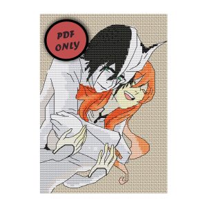 Anime cross stitch pattern Kazama Demon of the Fleeting Blossom ...