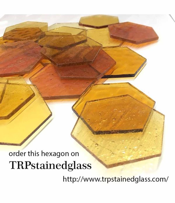 Bee and Honeycomb Stained Glass Pattern - Crealandia