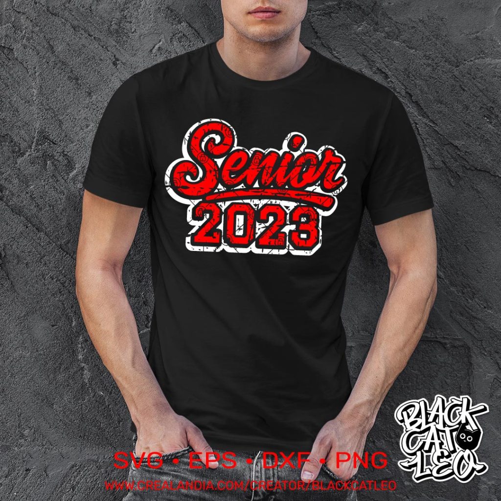Distressed Senior 2023 svg. Graduation class of 2023 png