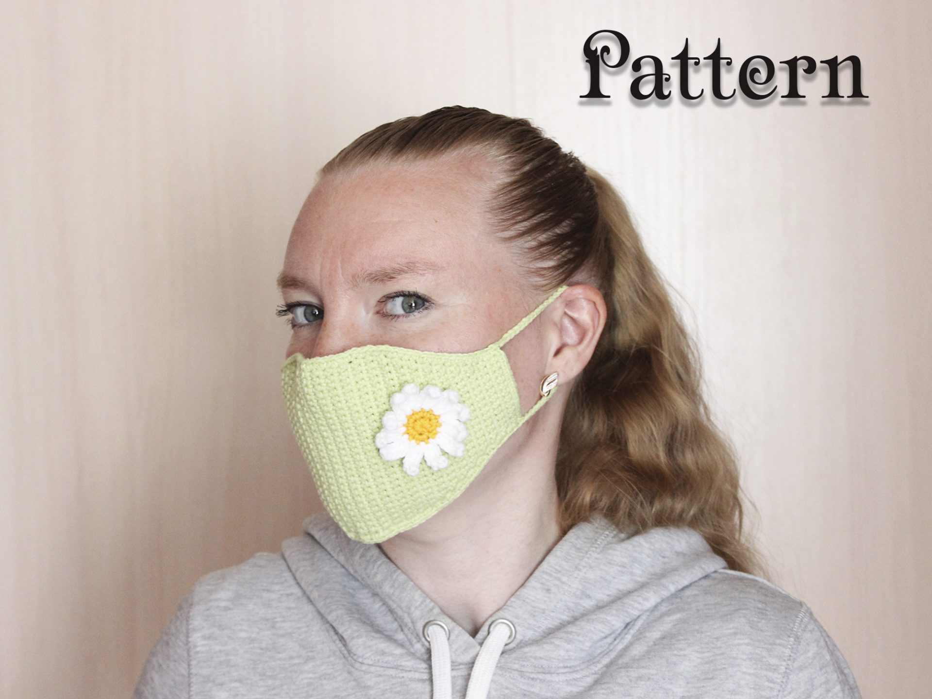Crochet pattern mask - Crealandia