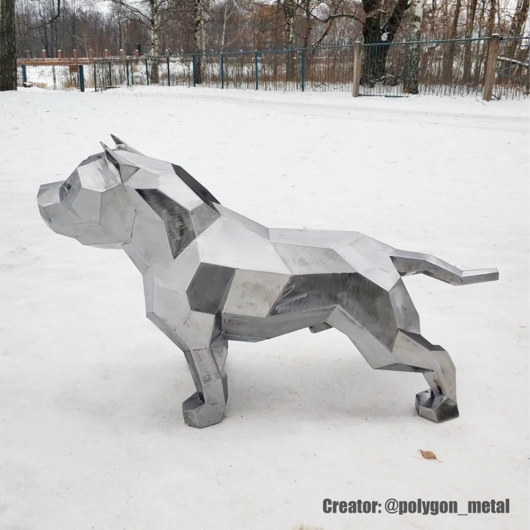 Welding Project Plans Drawings American Bully (v2) (DXF, PDF) - Crealandia