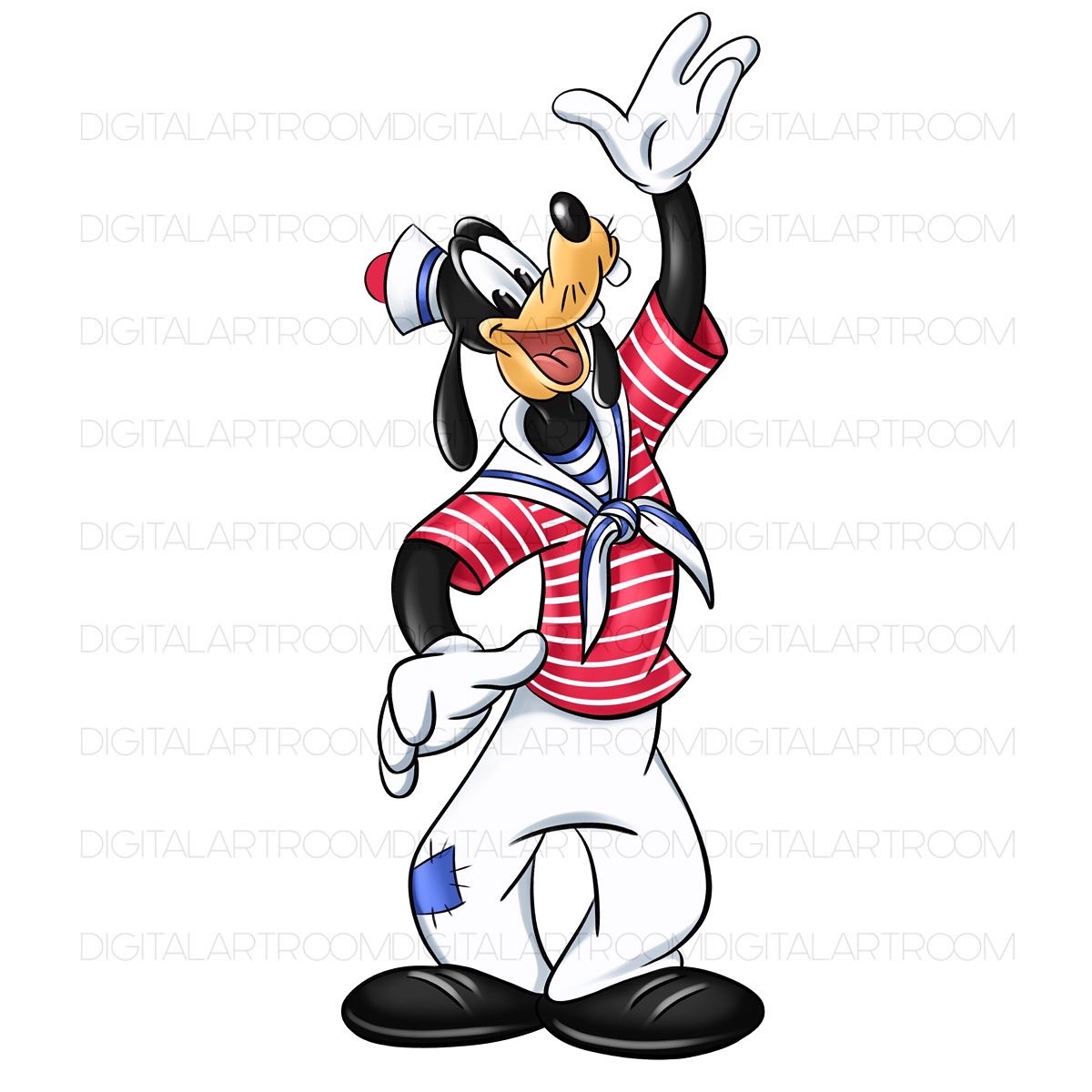 Goofy Print Template Png illustration - Crealandia