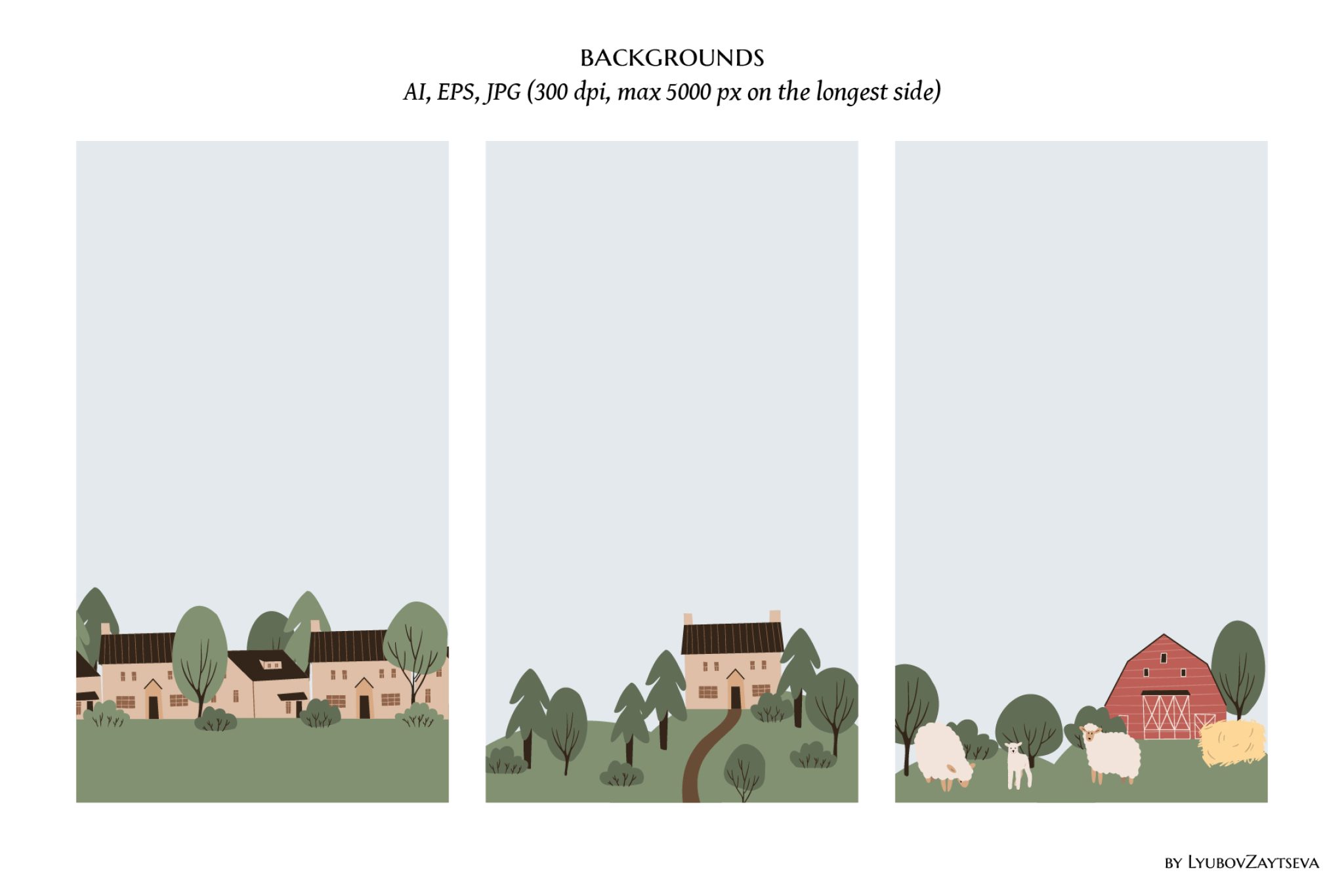 farm animals clipart, farm life svg png ai illustration - Crealandia