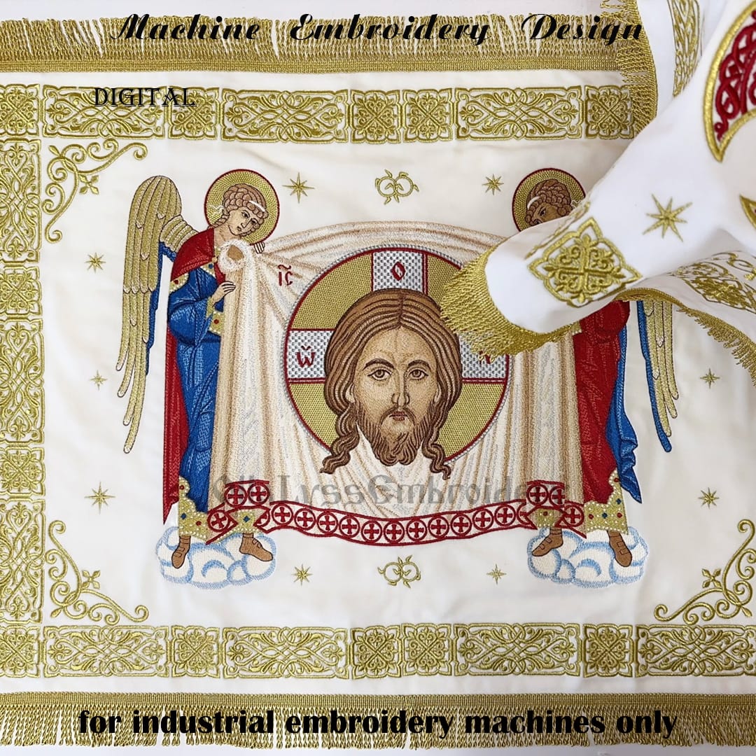 The Holy Mandylion embroidery design