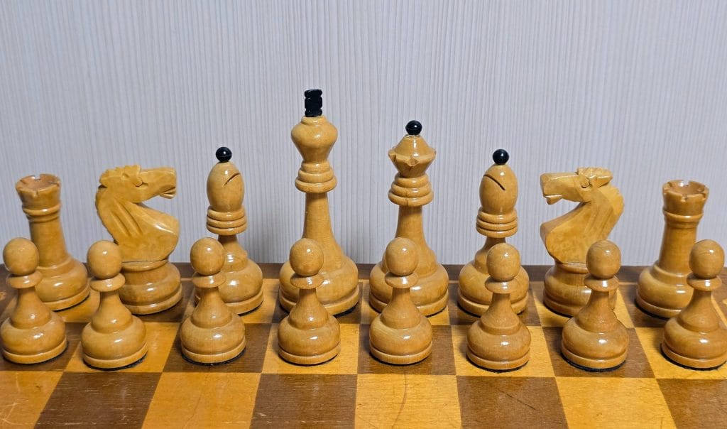 Antique Grandmaster Chess set. Vintage Russian chess USSR