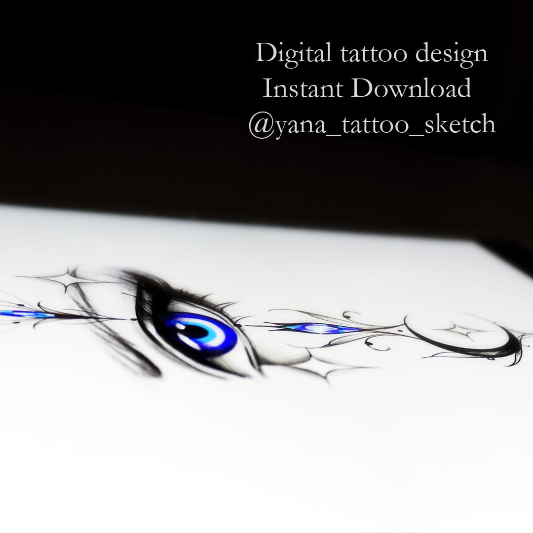 Evil Eye Tattoo Design Protective Turkish Evil Eye Tattoo Idea - Crealandia