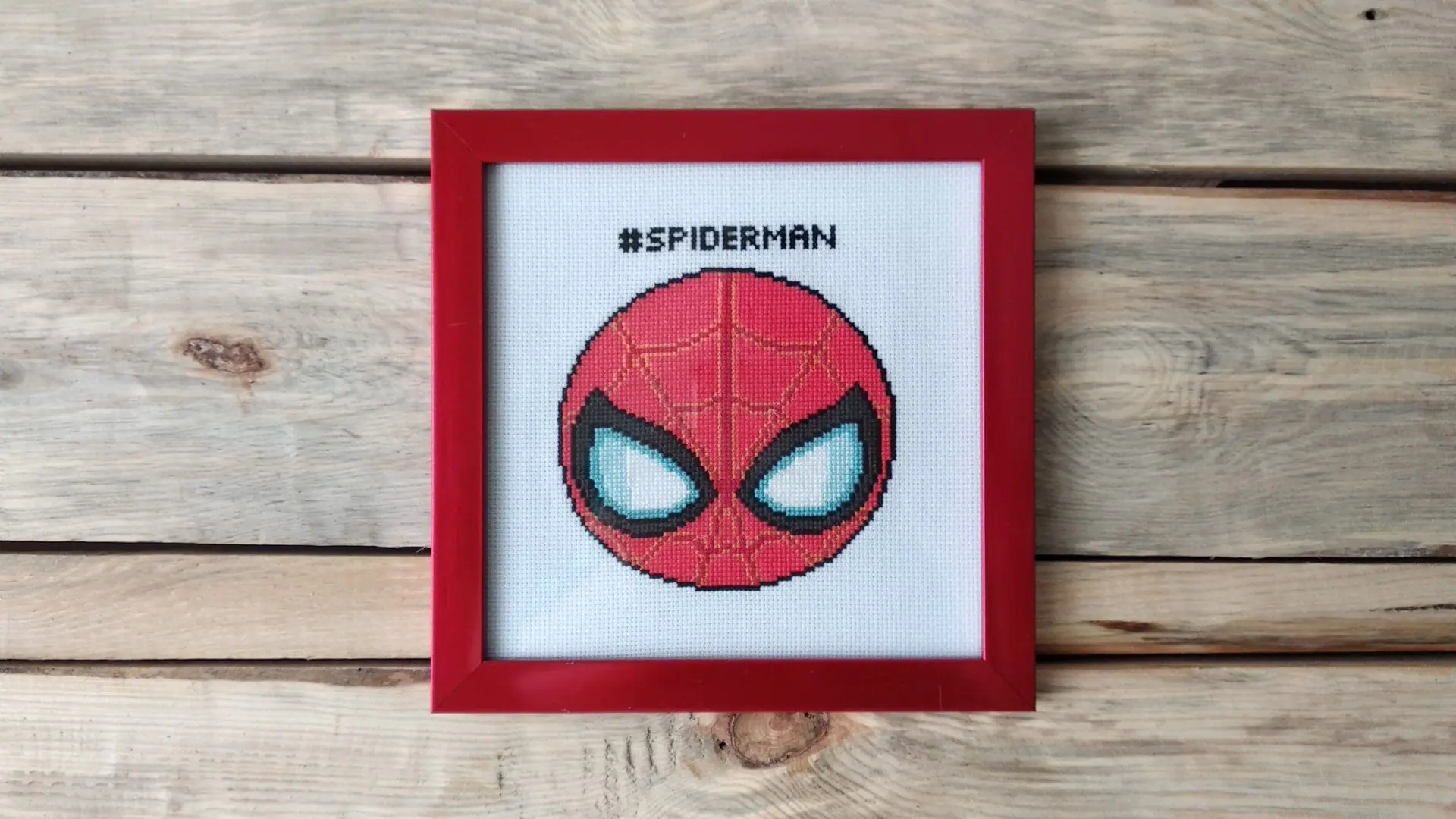 Cross Stitch Pattern Spiderman Peter Parker Marvel Avengers